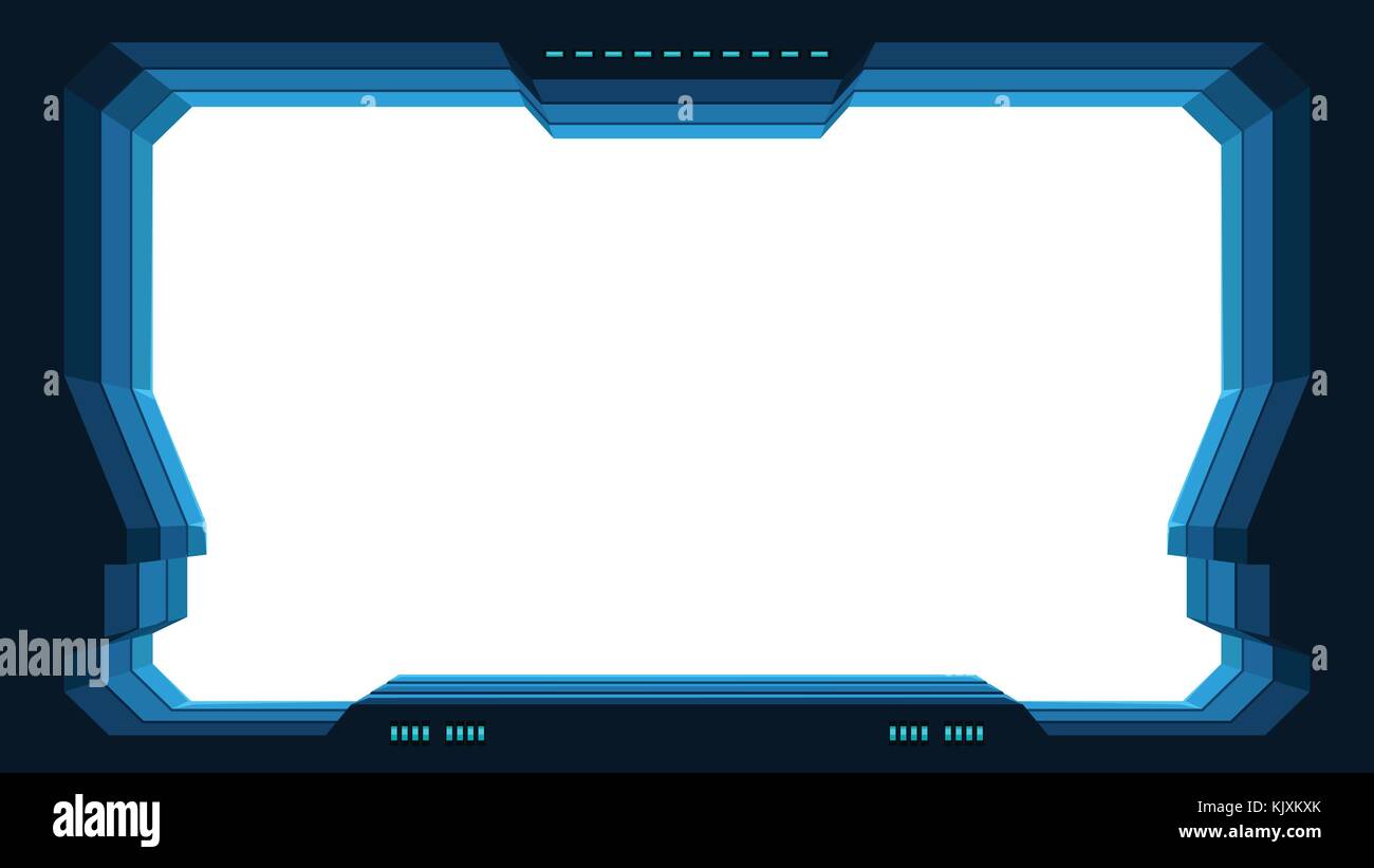 futuristic window with white color Stock Vector Image & Art - Alamy