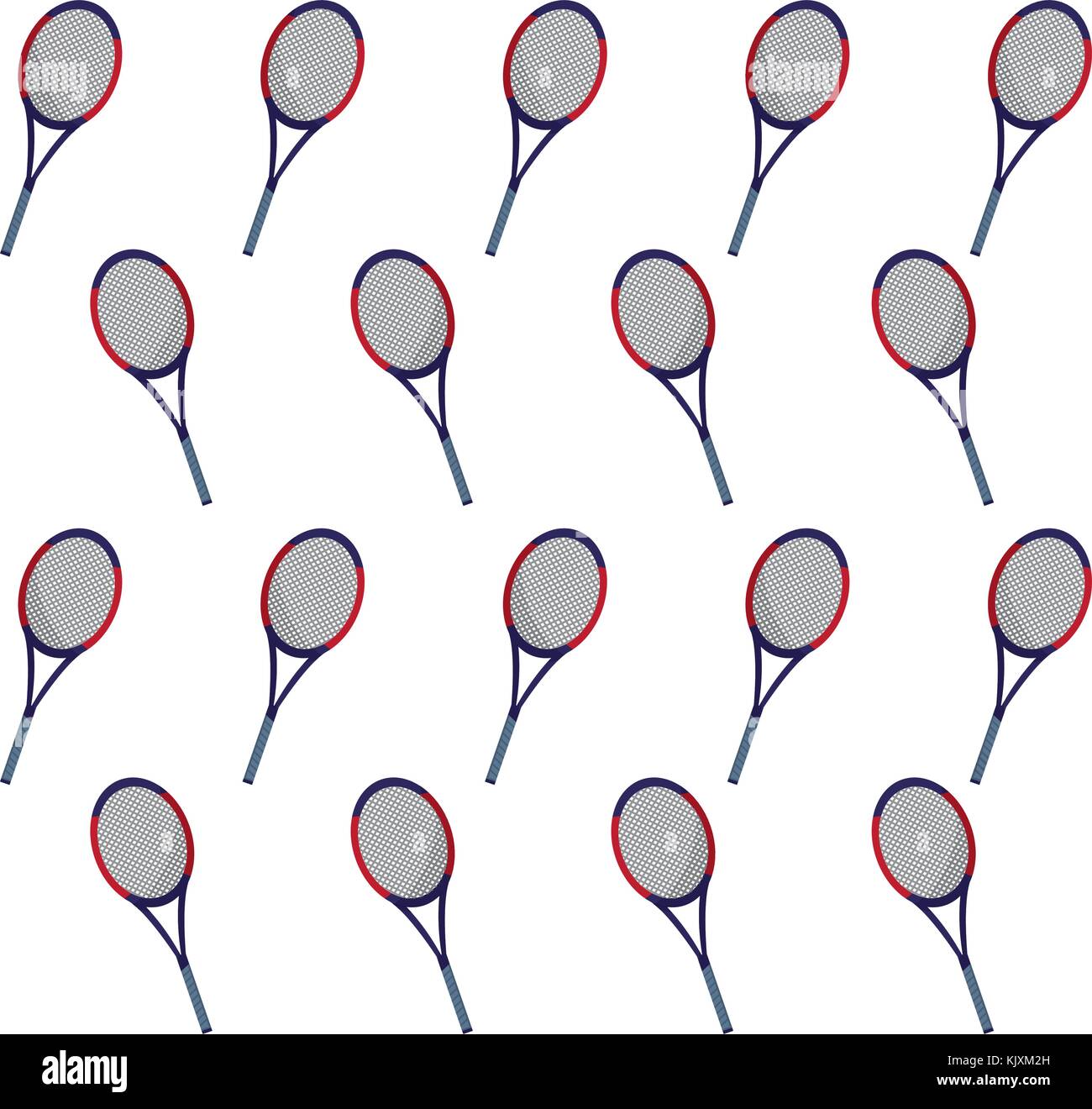 tennis racket object background decoration Stock Vector Image & Art - Alamy
