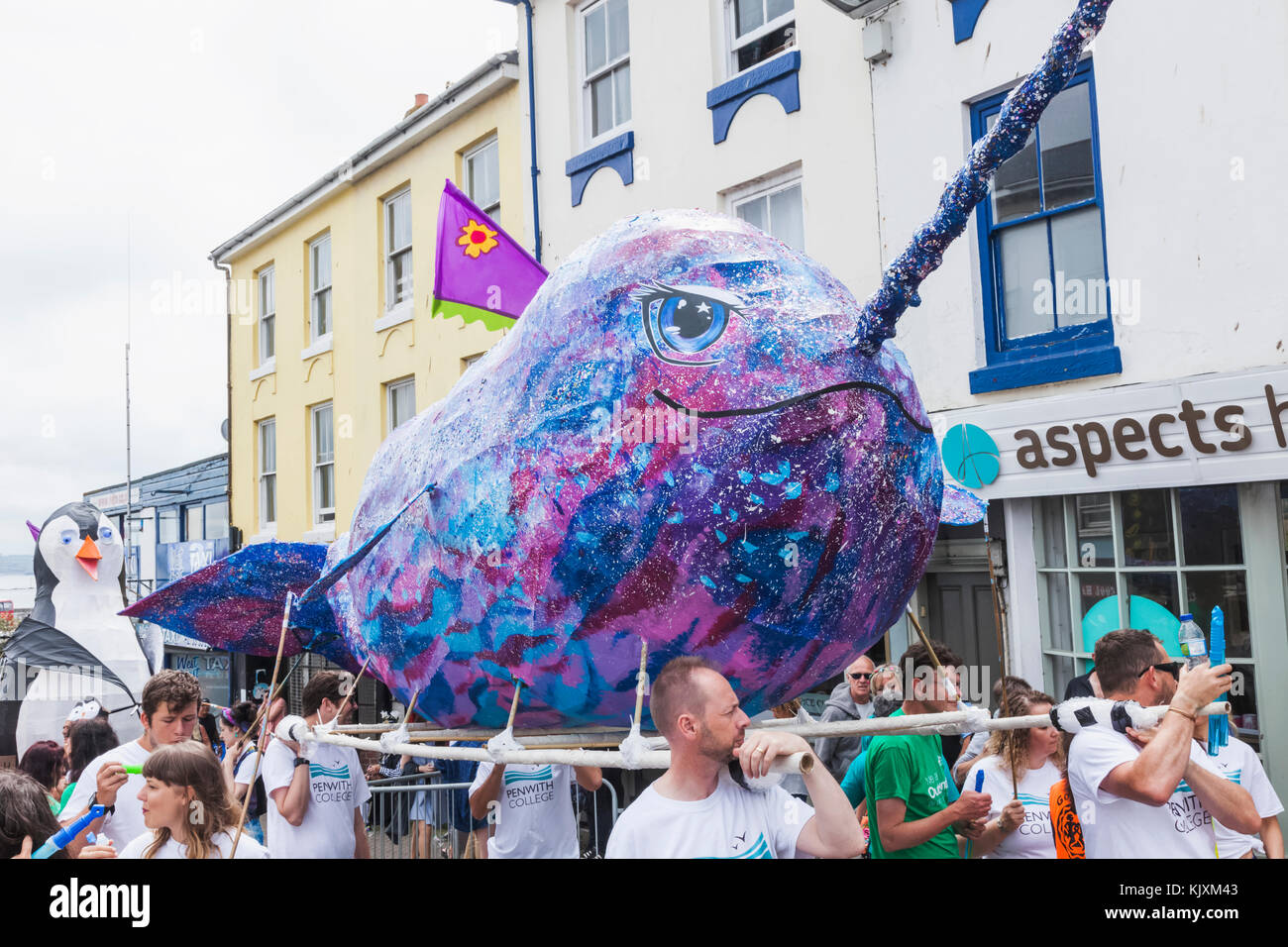 England, Cornwall, Penzance, Golowan Festival Parade Stock Photo - Alamy