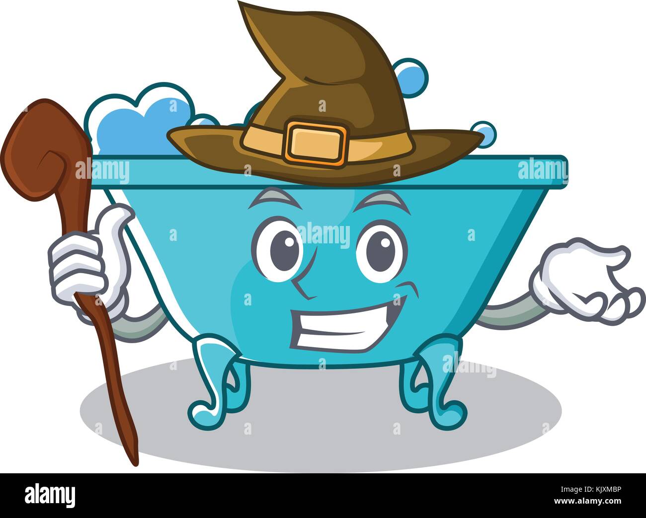 Witch bathtub character cartoon style Stock Vector Image & Art - Alamy