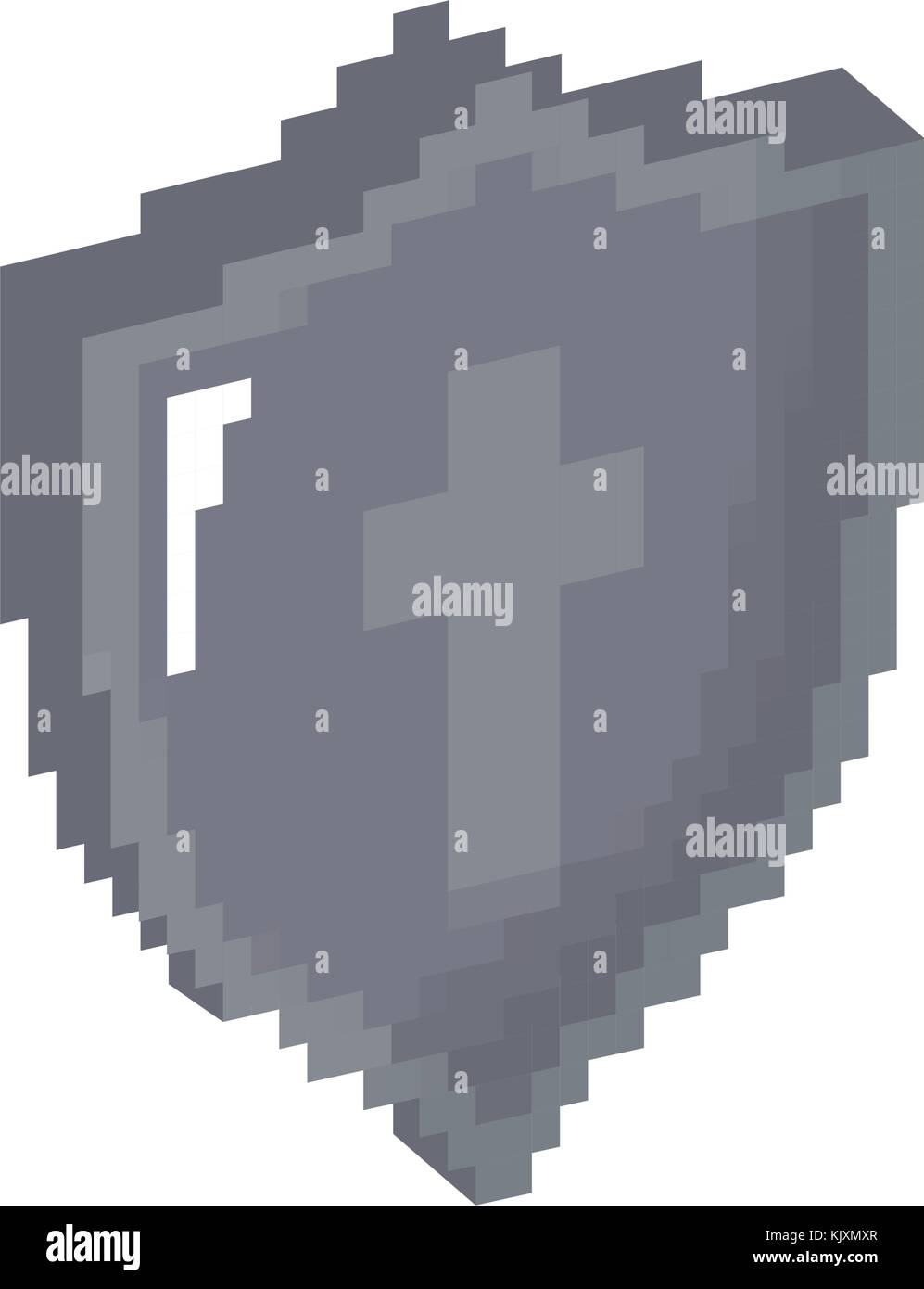 shield with cross icon Stock Vector Image & Art - Alamy