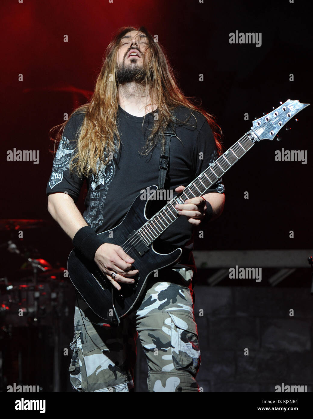 FORT LAUDERDALE, FL - OCTOBER 19: Chris Rorland of Sabaton performs at ...