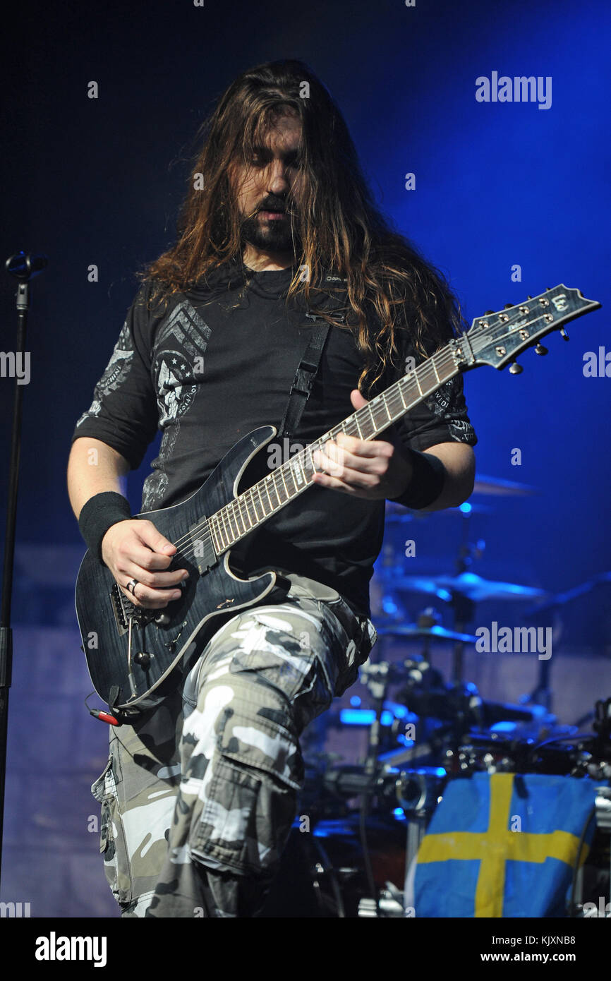 FORT LAUDERDALE, FL - OCTOBER 19: Chris Rorland of Sabaton performs at ...