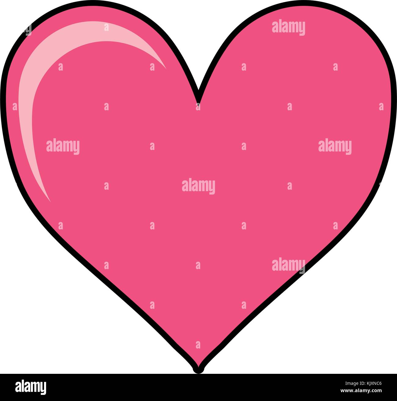 heart shape icon Stock Vector Image & Art - Alamy