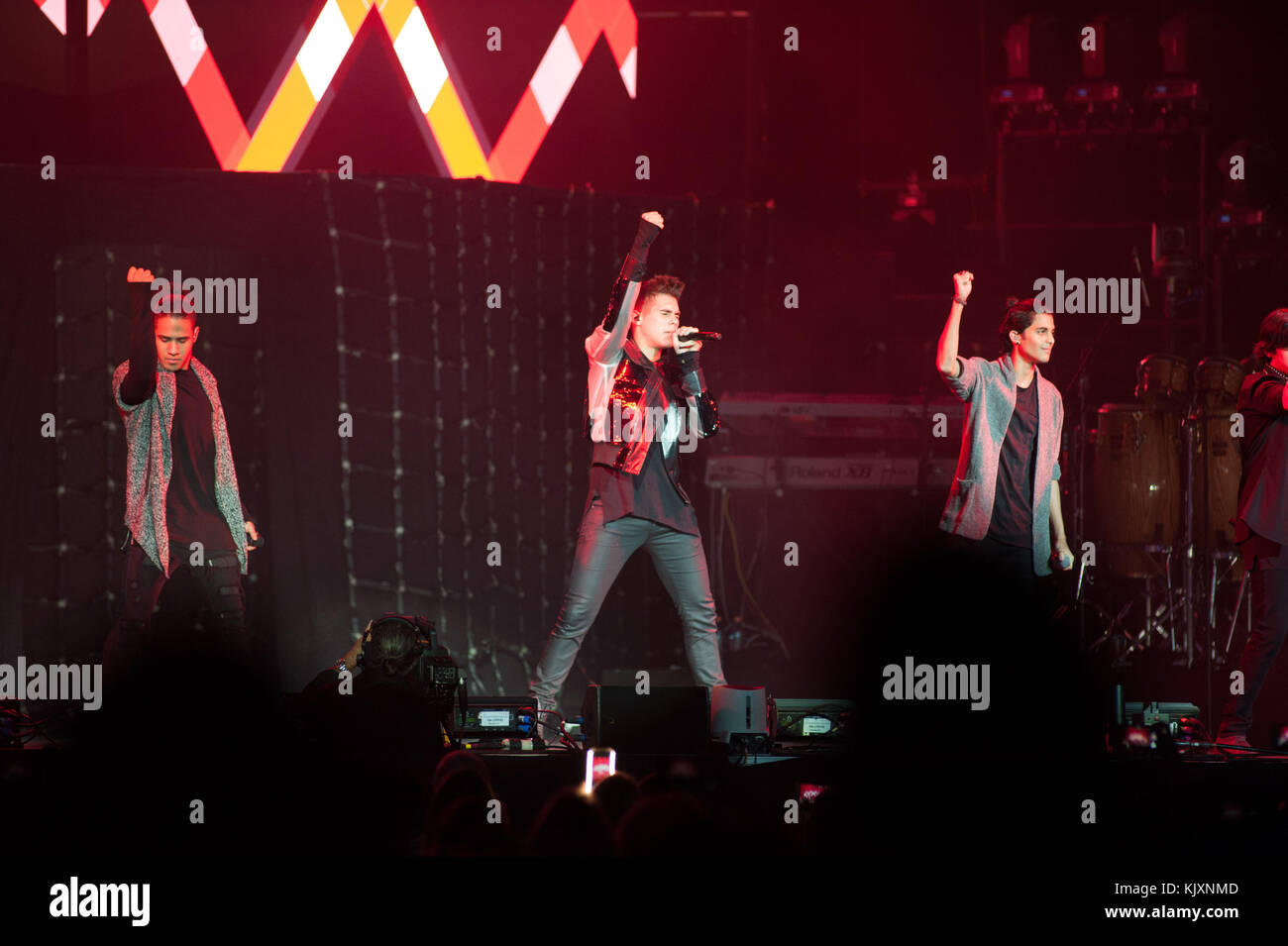 HOLLYWOOD FL - AUGUST 01: CNCO Performs On The One World Tour at Hard ...
