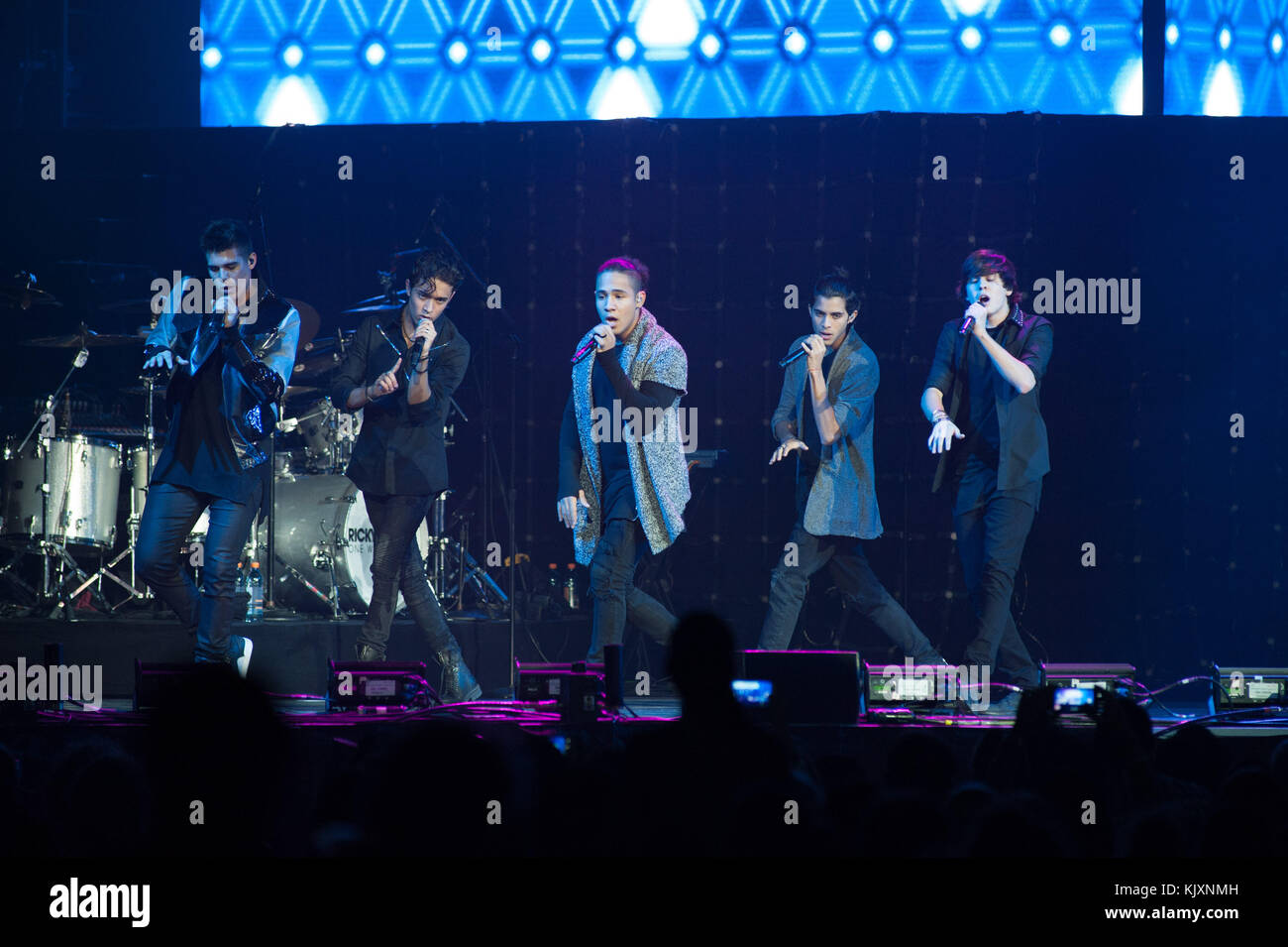 HOLLYWOOD FL - AUGUST 01: CNCO Performs On The One World Tour at Hard ...