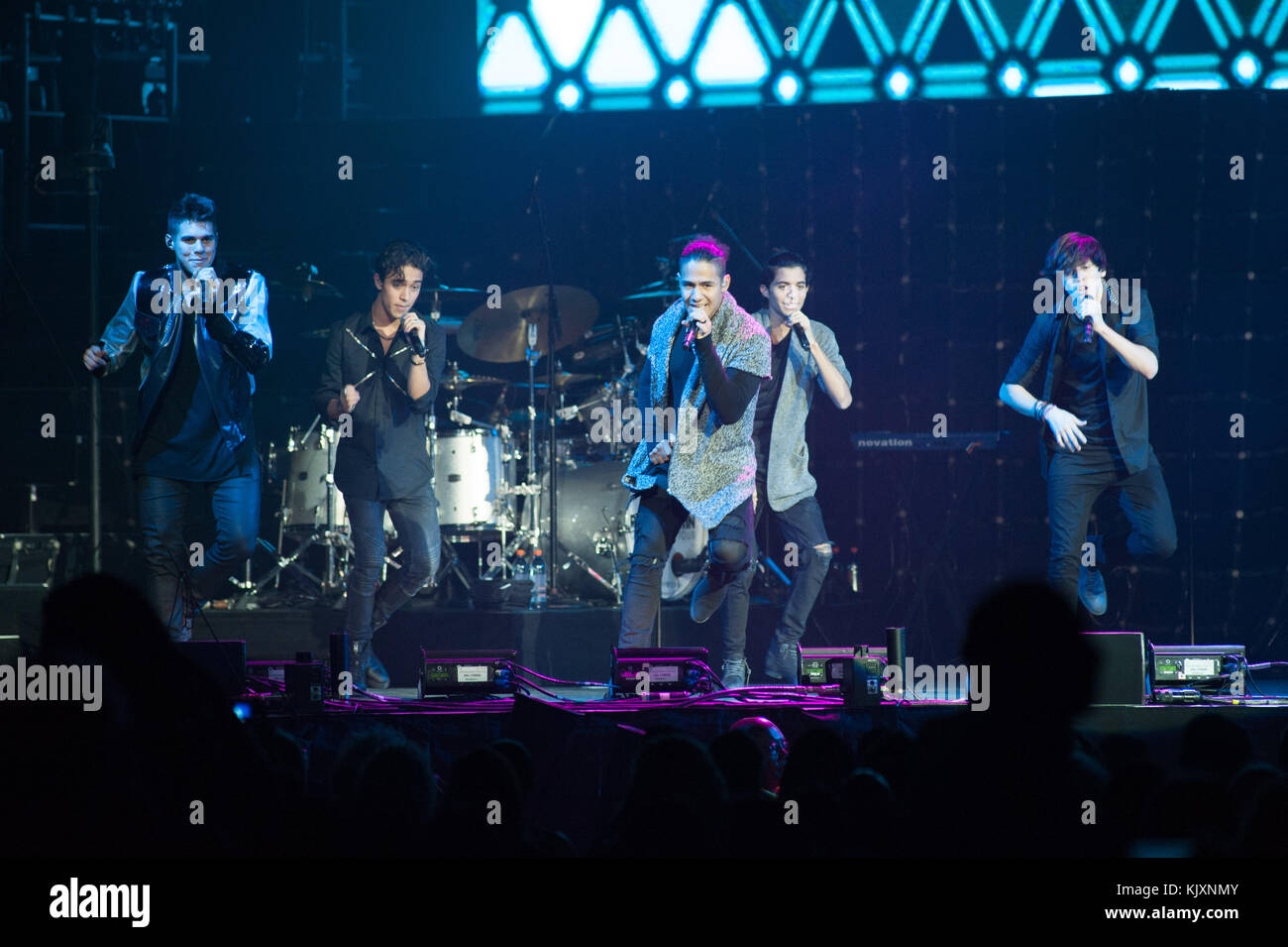 HOLLYWOOD FL - AUGUST 01: CNCO Performs On The One World Tour at Hard ...