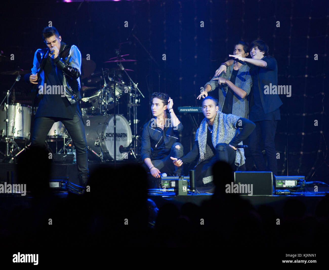 HOLLYWOOD FL - AUGUST 01: CNCO Performs On The One World Tour at Hard ...