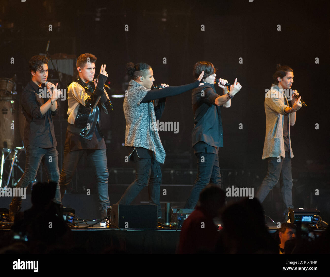 HOLLYWOOD FL - AUGUST 01: CNCO Performs On The One World Tour at Hard ...