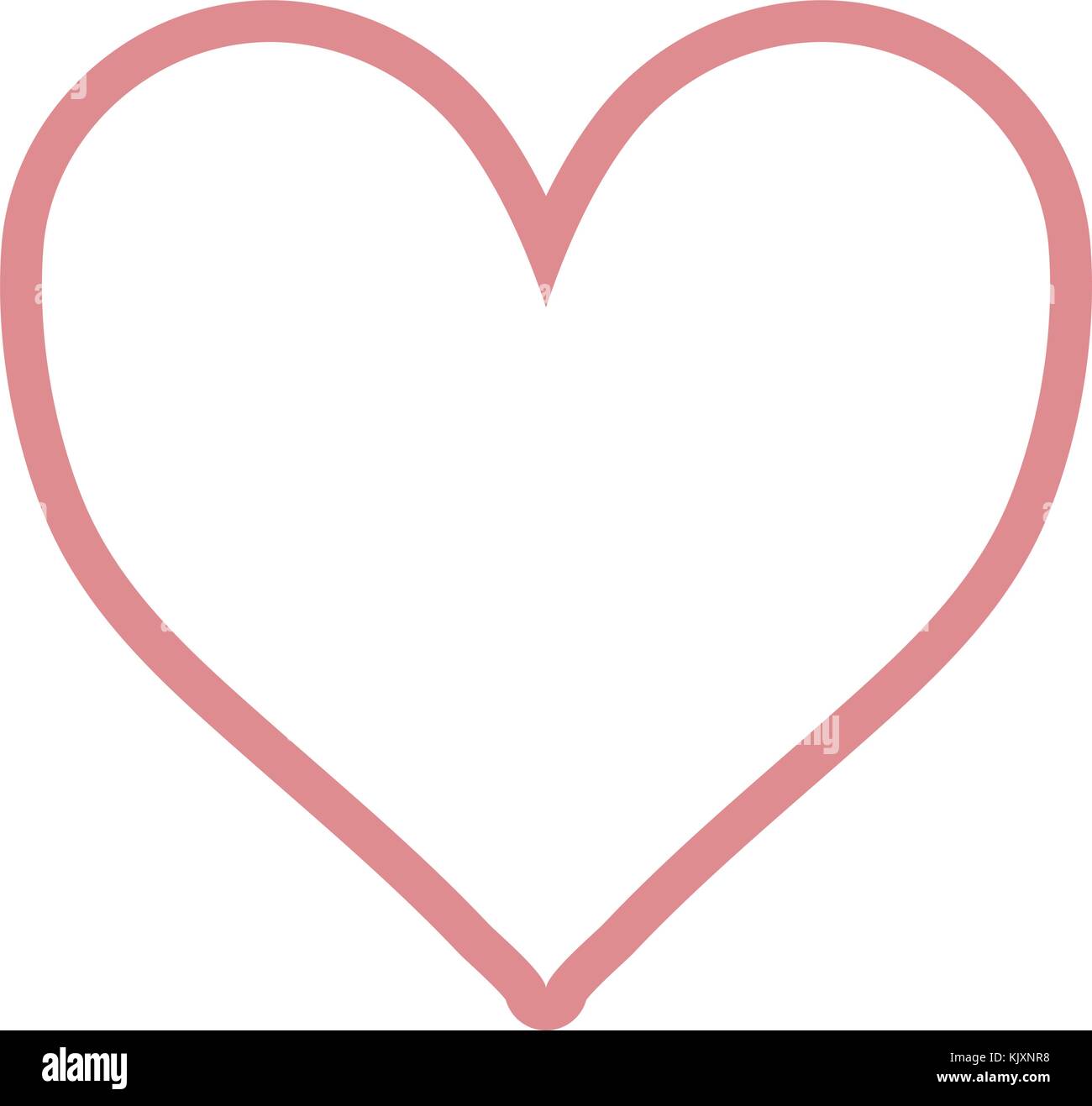 heart shape icon Stock Vector Image & Art - Alamy