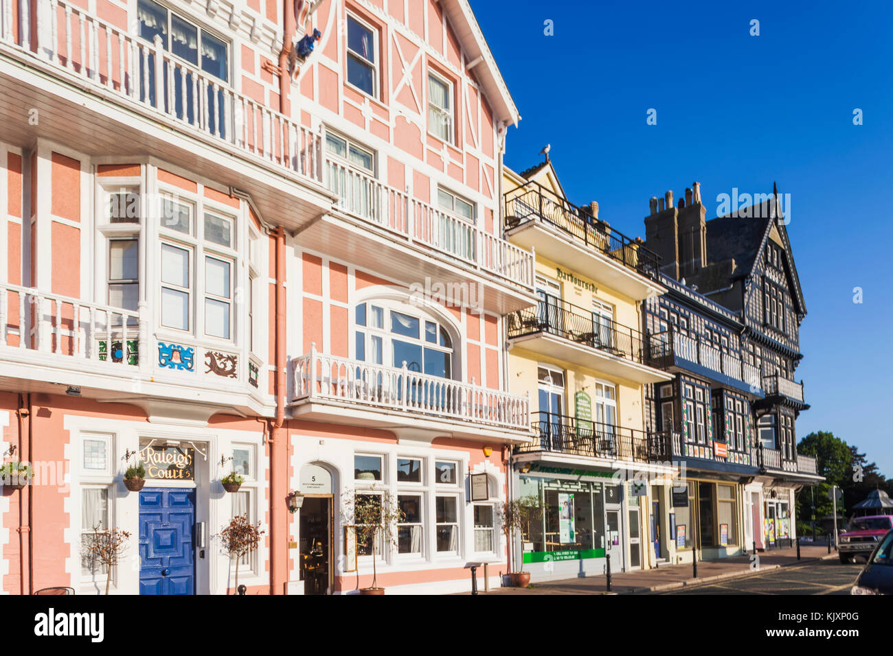 England, Devon, Dartmouth, Waterfront Buildings Stock Photo - Alamy