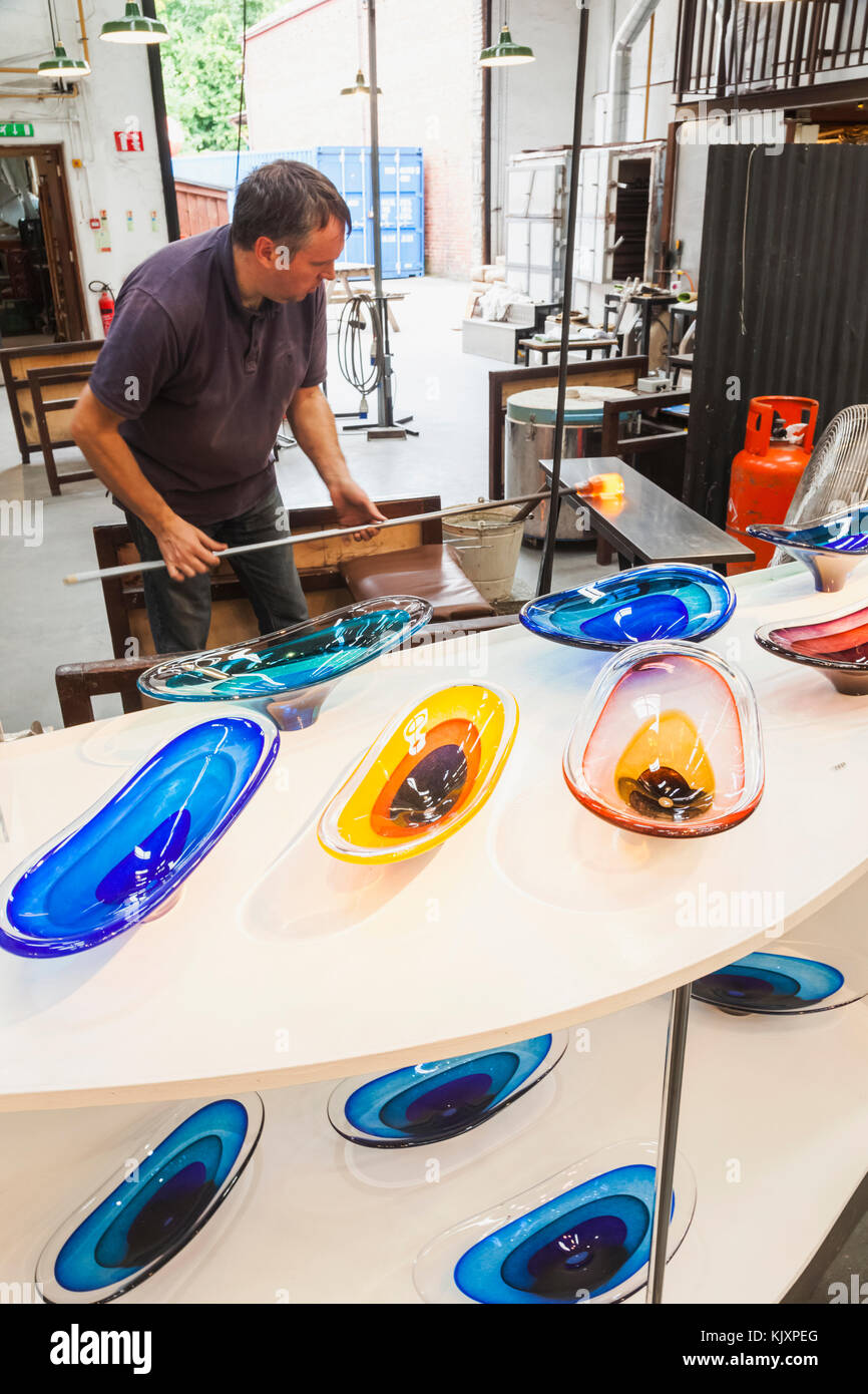 England, Devon, Bovey Tracey, House of Marbles and Teign Valley Glass ...