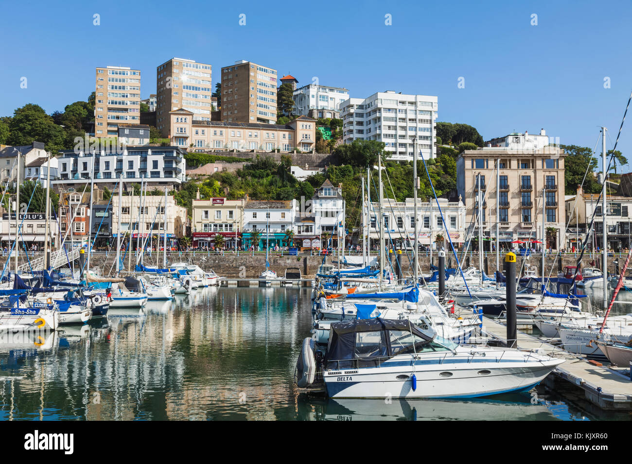 England, Devon, Torquay, Torquay Harbour Stock Photo - Alamy