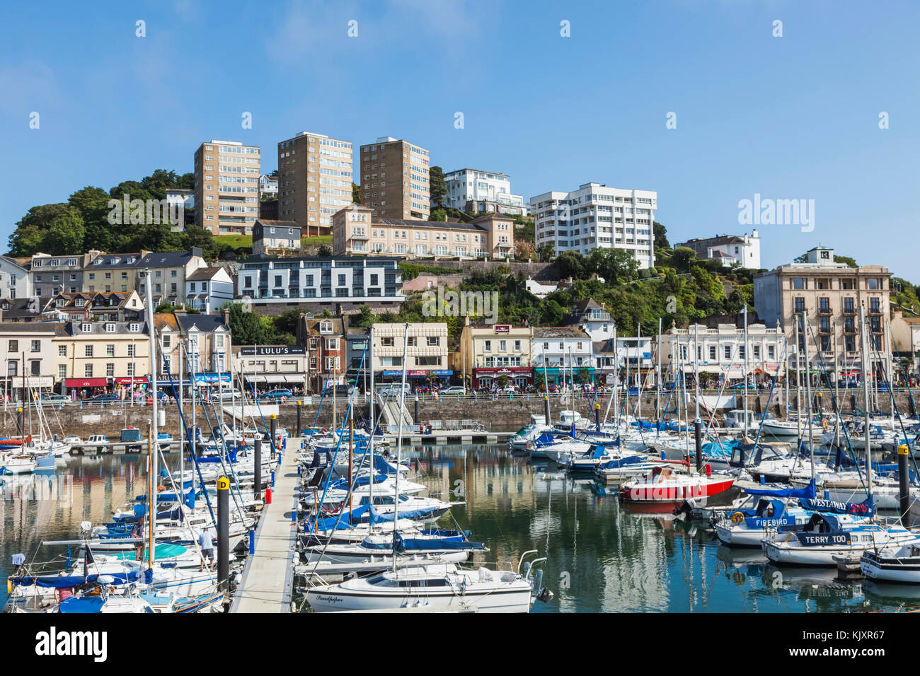 England, Devon, Torquay, Torquay Harbour Stock Photo - Alamy