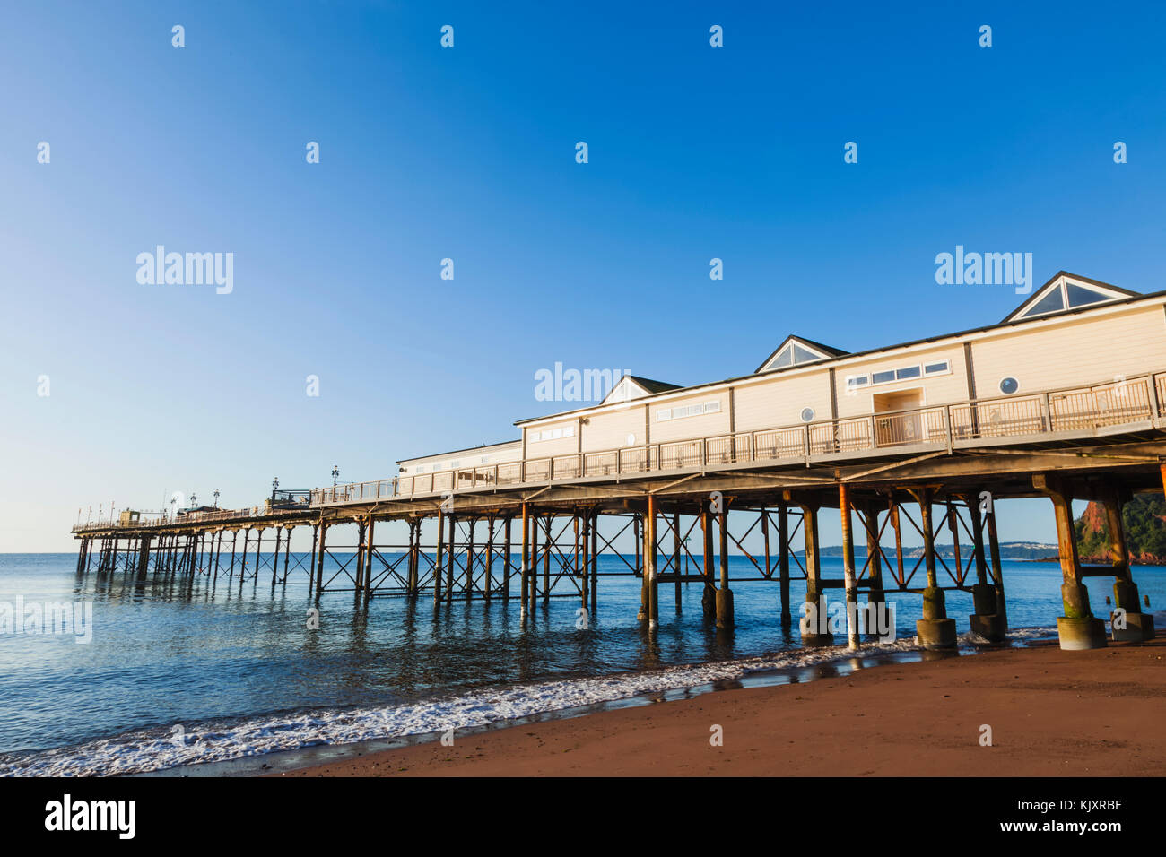 Pier teignmouth devon england united hi-res stock photography and ...