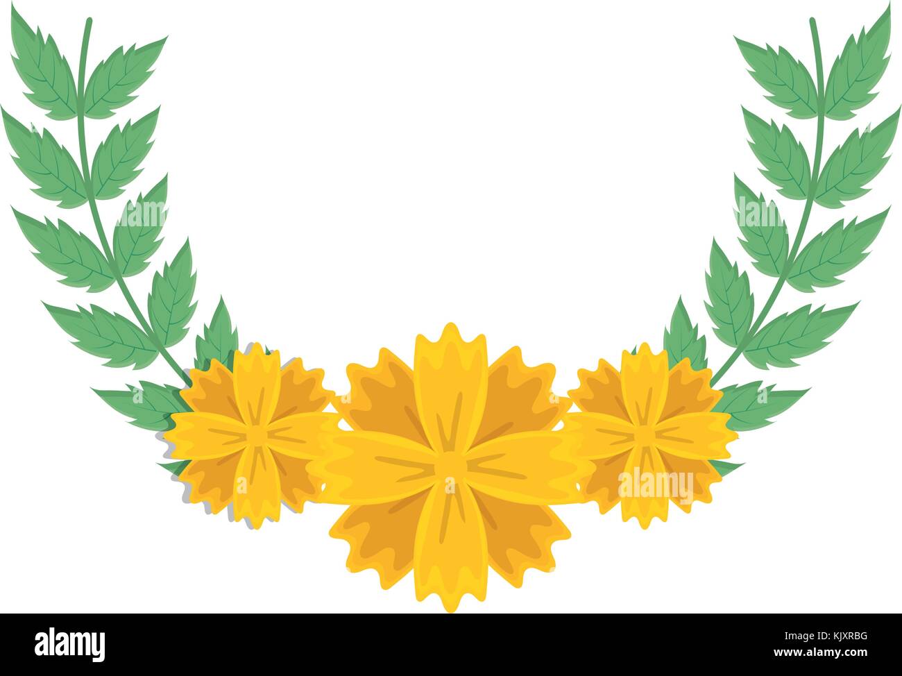 wreath of flowers icon Stock Vector Image & Art - Alamy