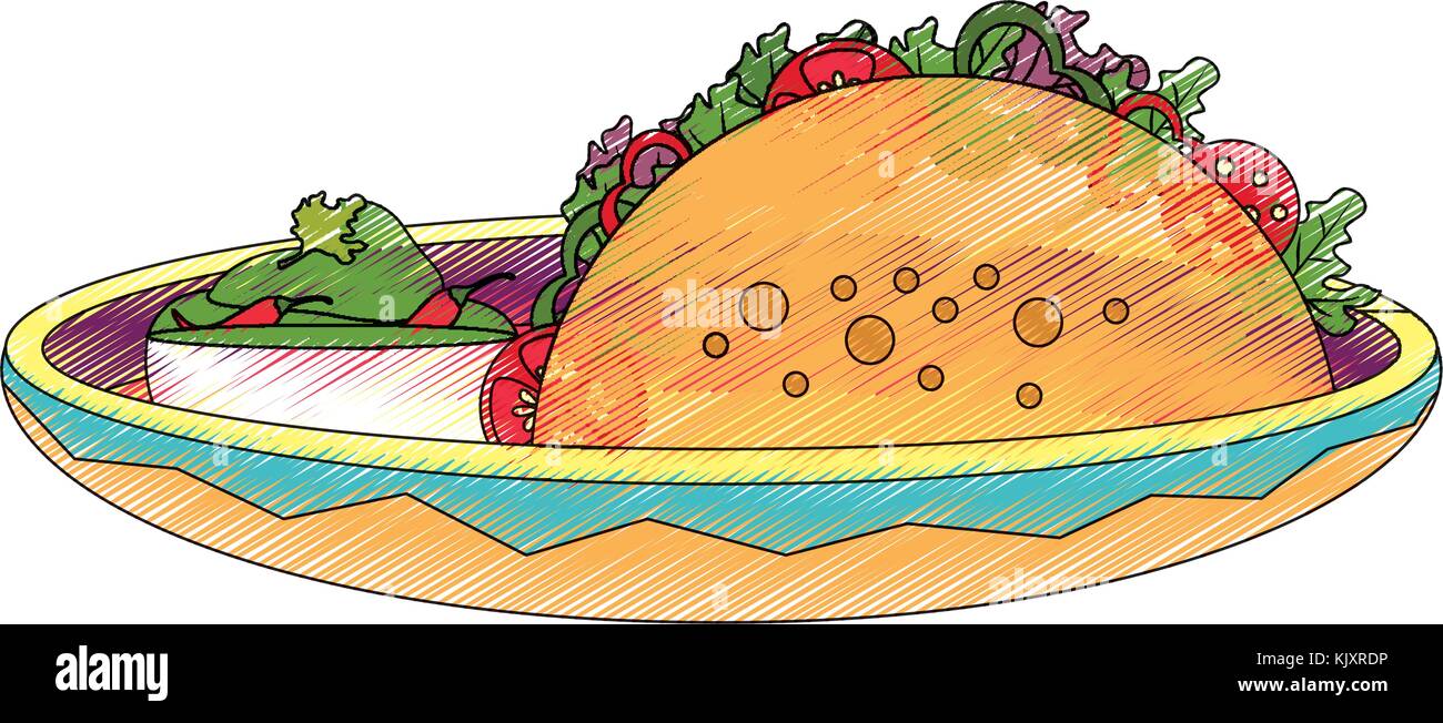 Isolated taco design Stock Vector Image & Art - Alamy