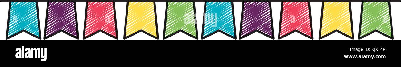 Isolated pennant design Stock Vector Image & Art - Alamy