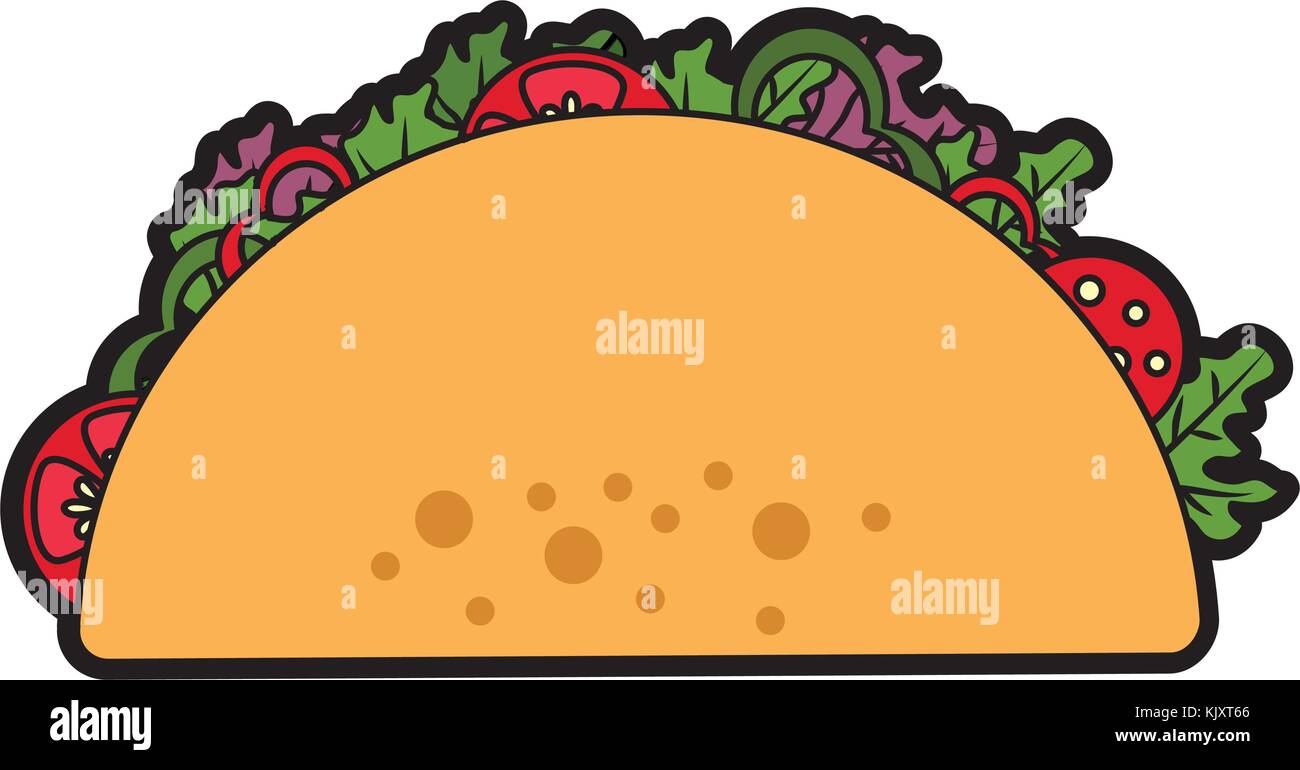 Isolated taco design Stock Vector Image & Art - Alamy