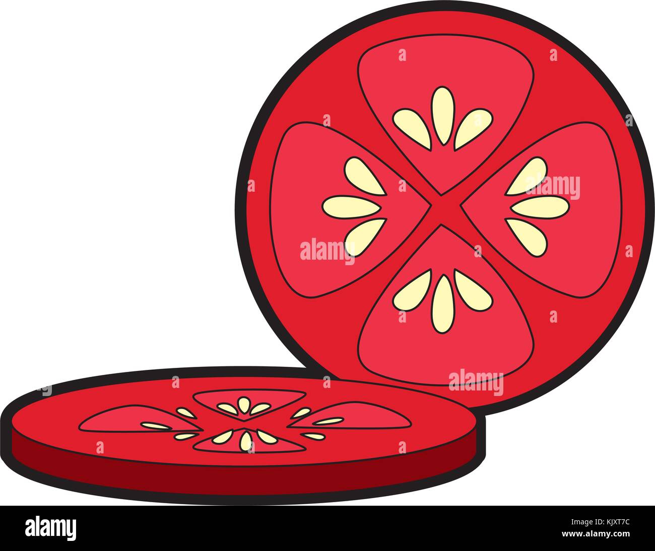 Isolated tomato design Stock Vector Image & Art - Alamy