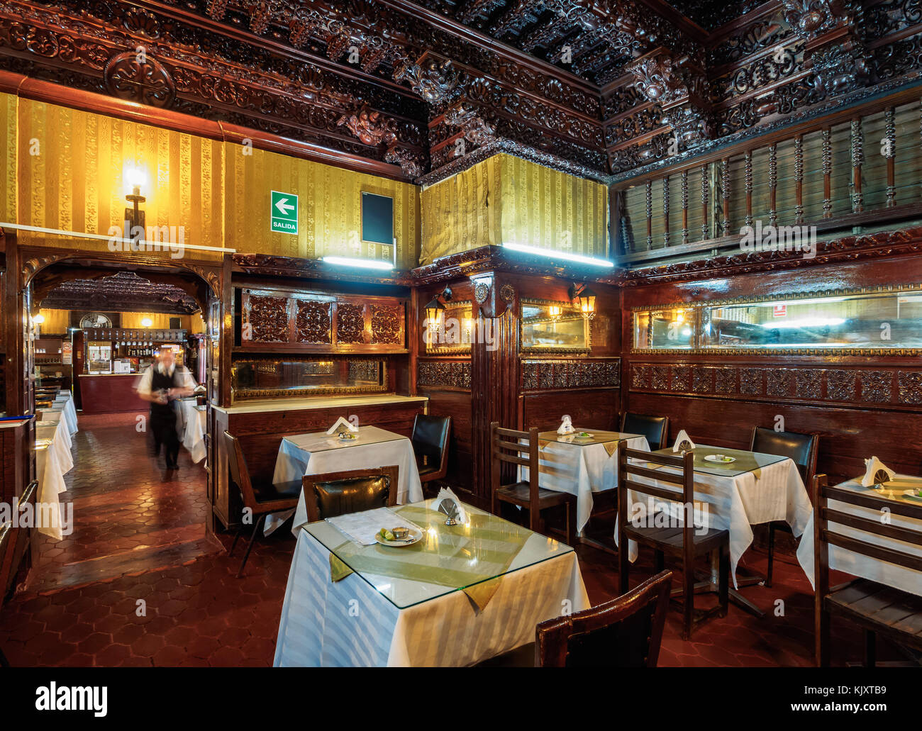 La Merced Restaurant, Old Town, Lima, Peru Stock Photo - Alamy