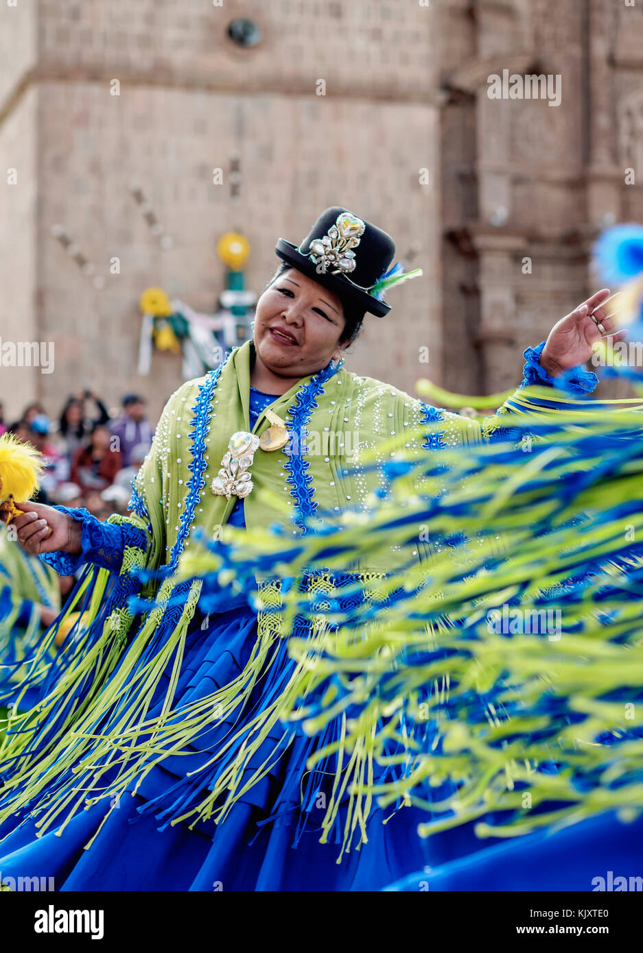 Fiesta de la Virgen de la Candelaria, Main Square, Puno, Peru Stock ...