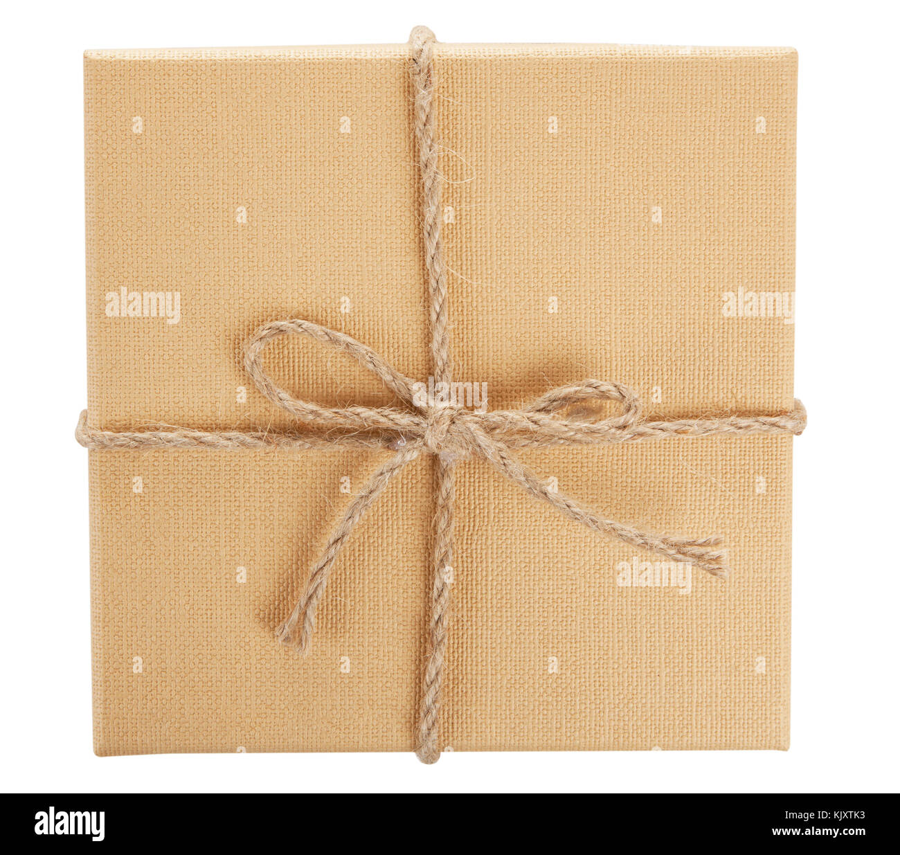 Gift box on white background Stock Photo - Alamy