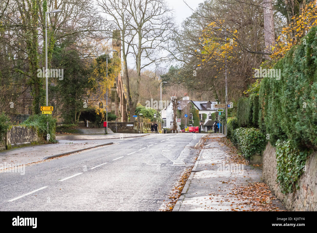 Alloway,Scotland,UK-November 25,2017: The ancient Scottish town of ...