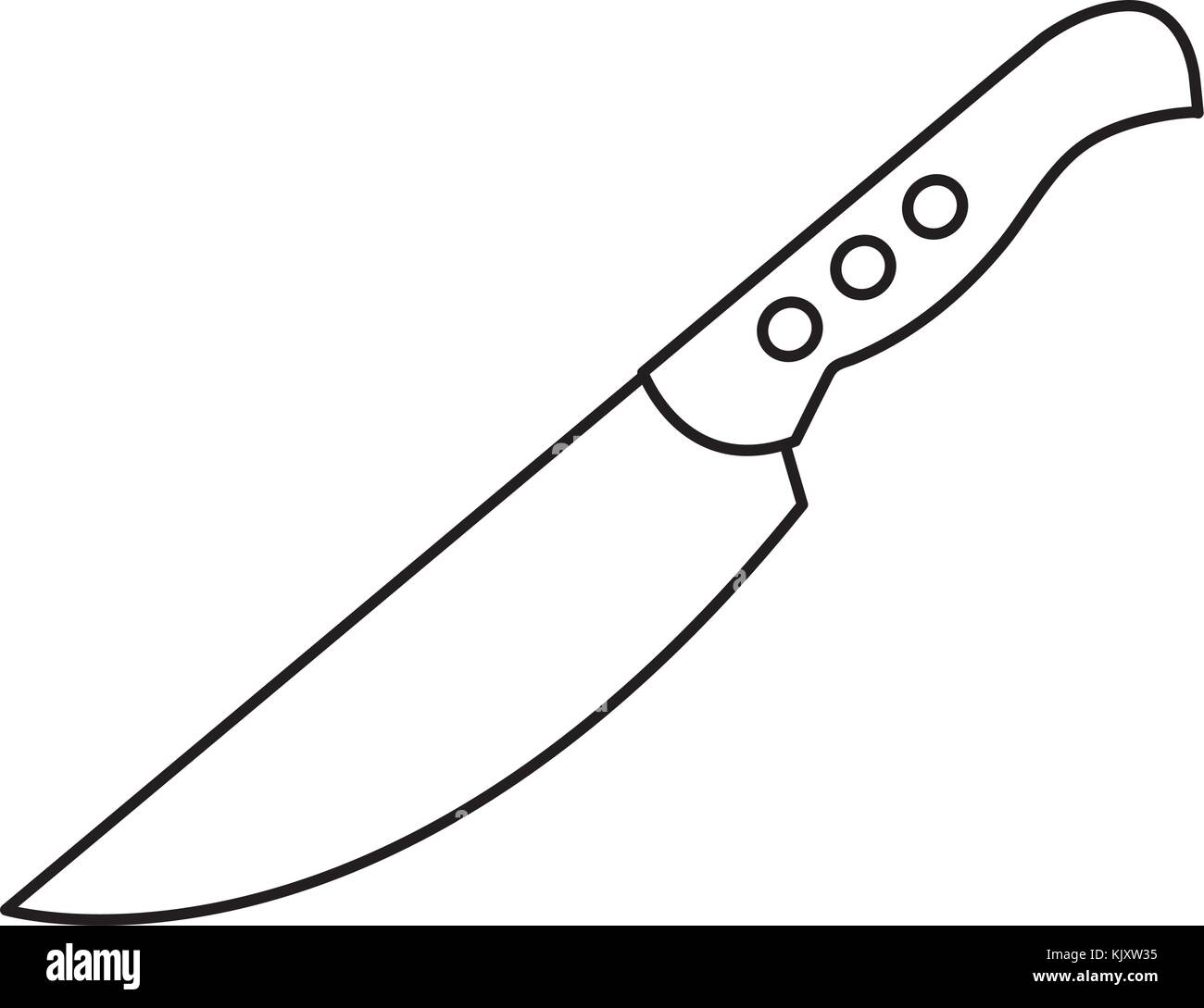 Isolated knife design Stock Vector Image & Art - Alamy