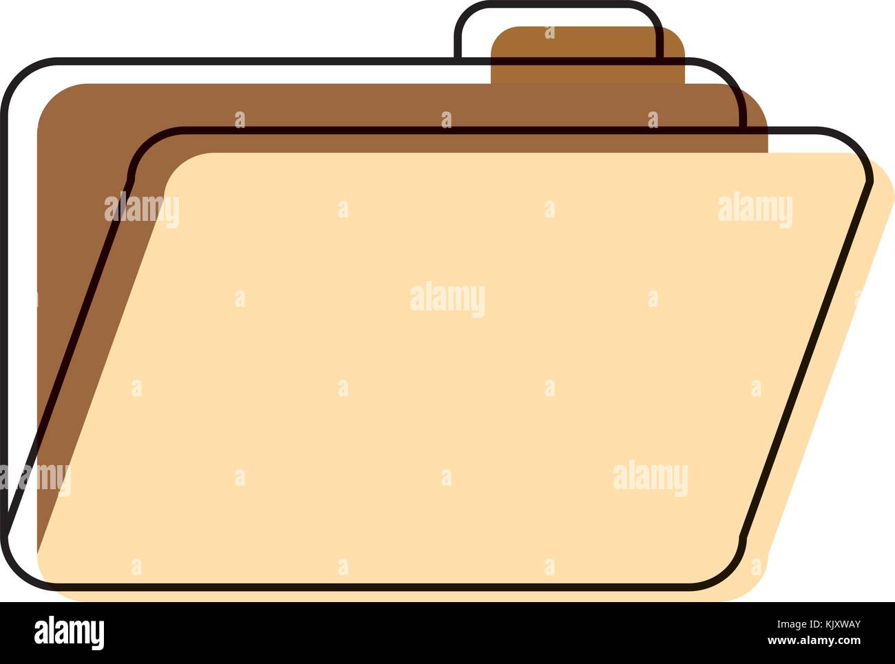 Folder File Vector Illustration Stock Vector Image & Art - Alamy