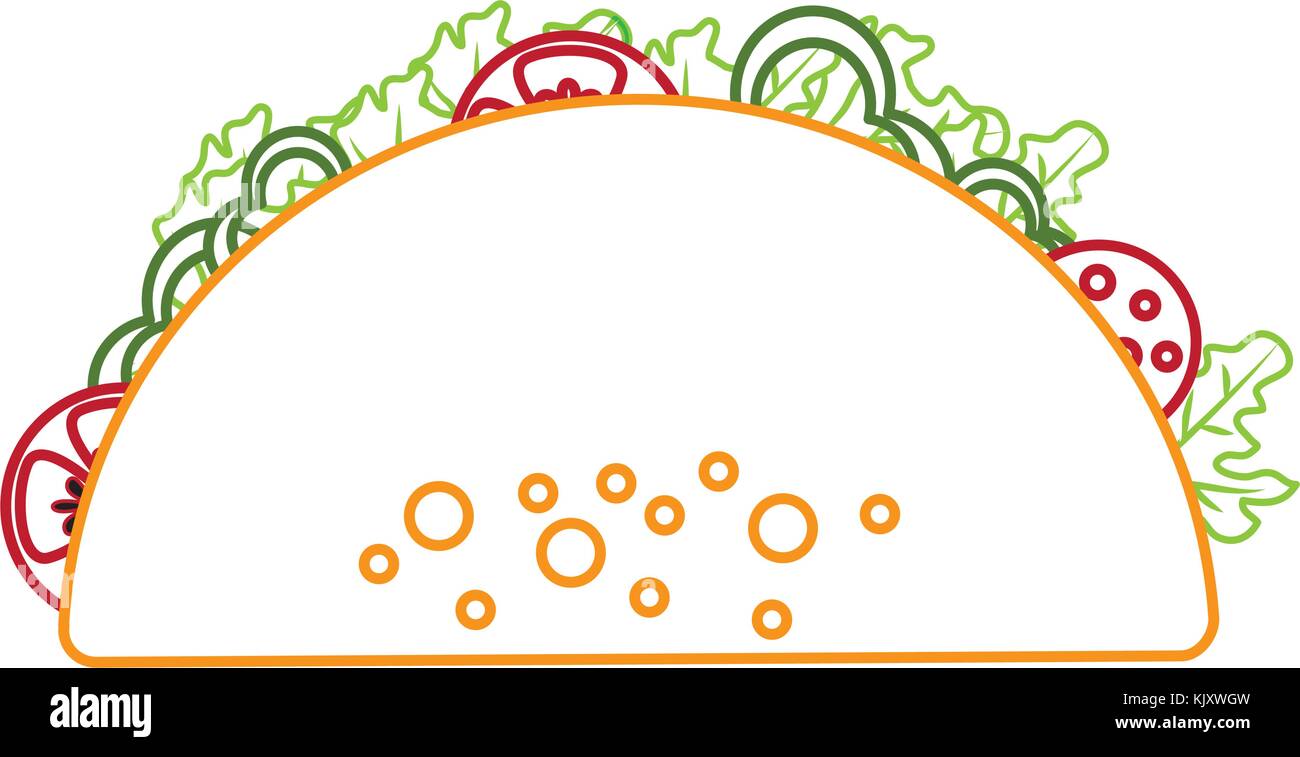 Isolated taco design Stock Vector Image & Art - Alamy