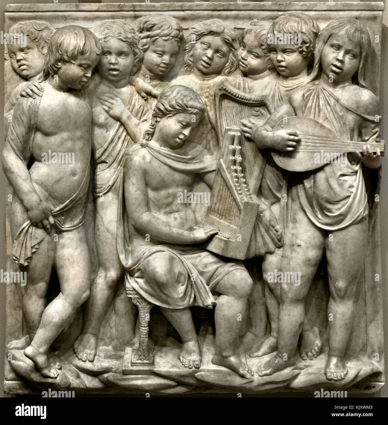 Children Singing And Playing Music Panel Of The Cantoria Singers