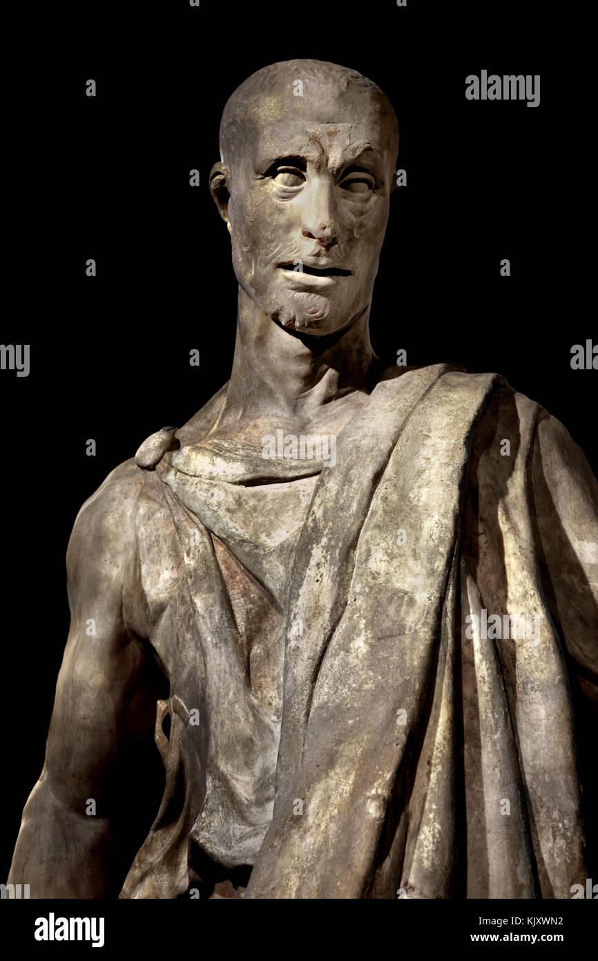 Statue of the Prophet Abacuc called Zuccone (1423 - 1425), by Donatello ...