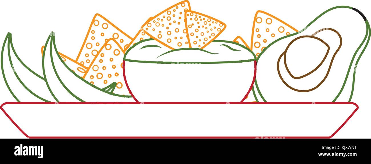 Isolated nachos design Stock Vector Image & Art - Alamy