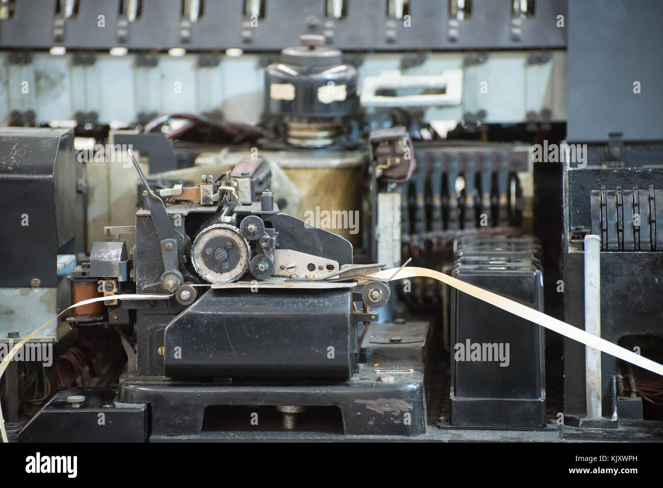 Morse code machine hi-res stock photography and images - Alamy
