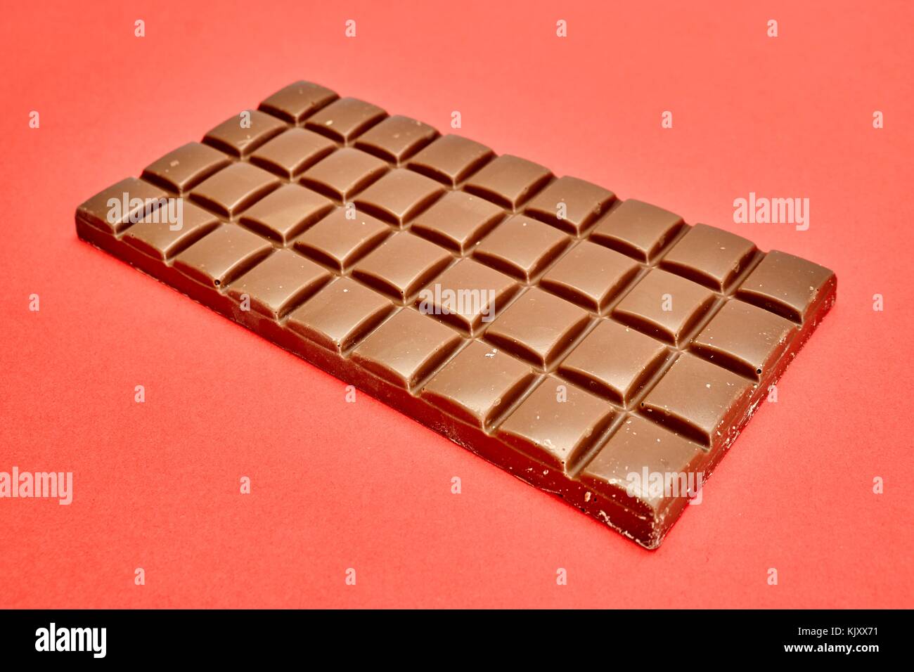 A studio photo of a block of chocolate Stock Photo - Alamy