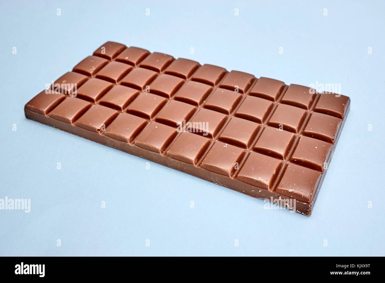 A studio photo of a block of chocolate Stock Photo - Alamy