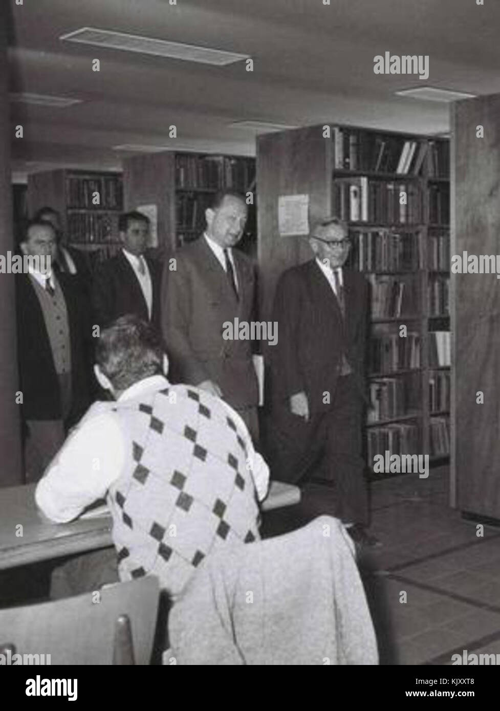 Benjamin Mazar Dag Hammarskjold 1959 Stock Photo - Alamy