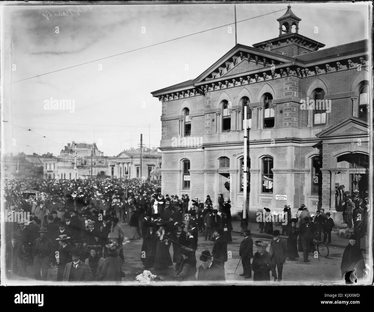 Chief Post Office, Christchurch, ca 1917 Stock Photo - Alamy
