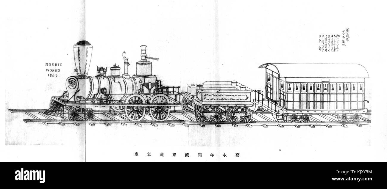 Model first steam locomotive Cut Out Stock Images & Pictures - Alamy