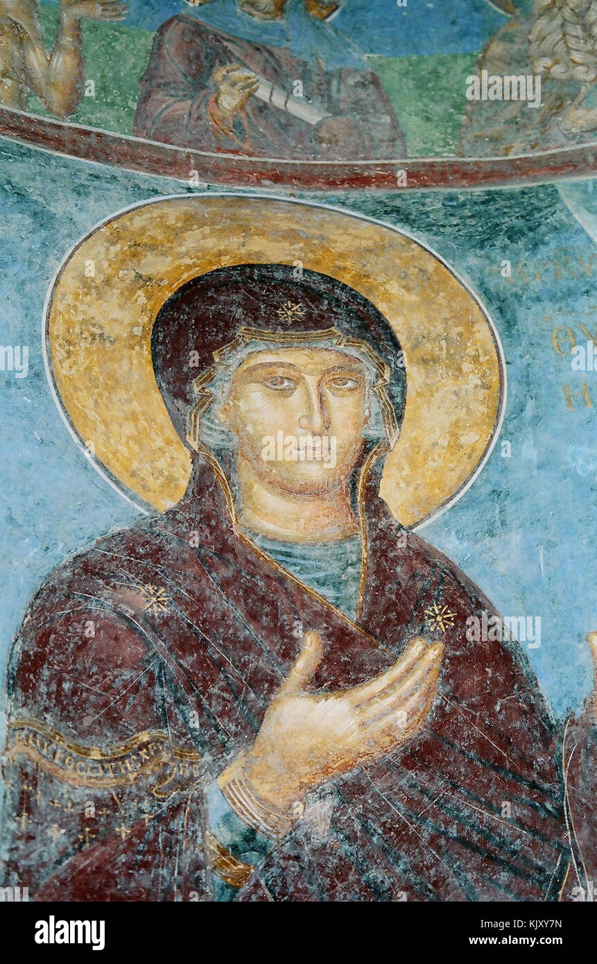 Freska od Sv. Andreja na Matka 132 Stock Photo - Alamy