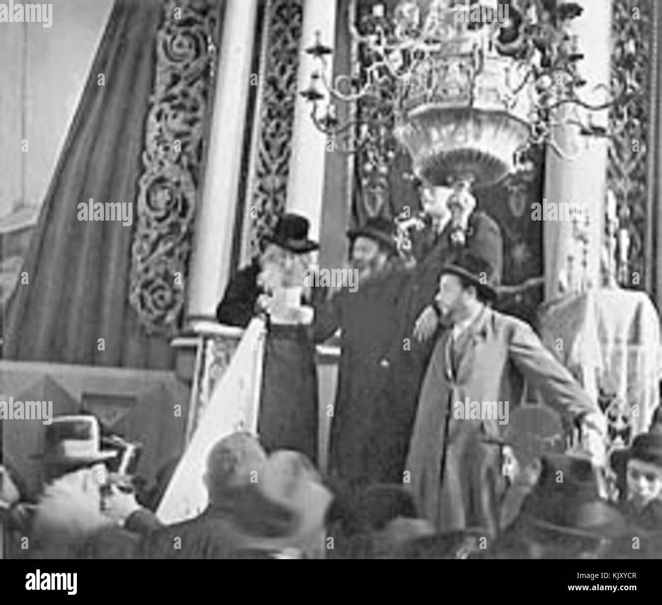 Gerer Rebbe at Hurva Stock Photo - Alamy