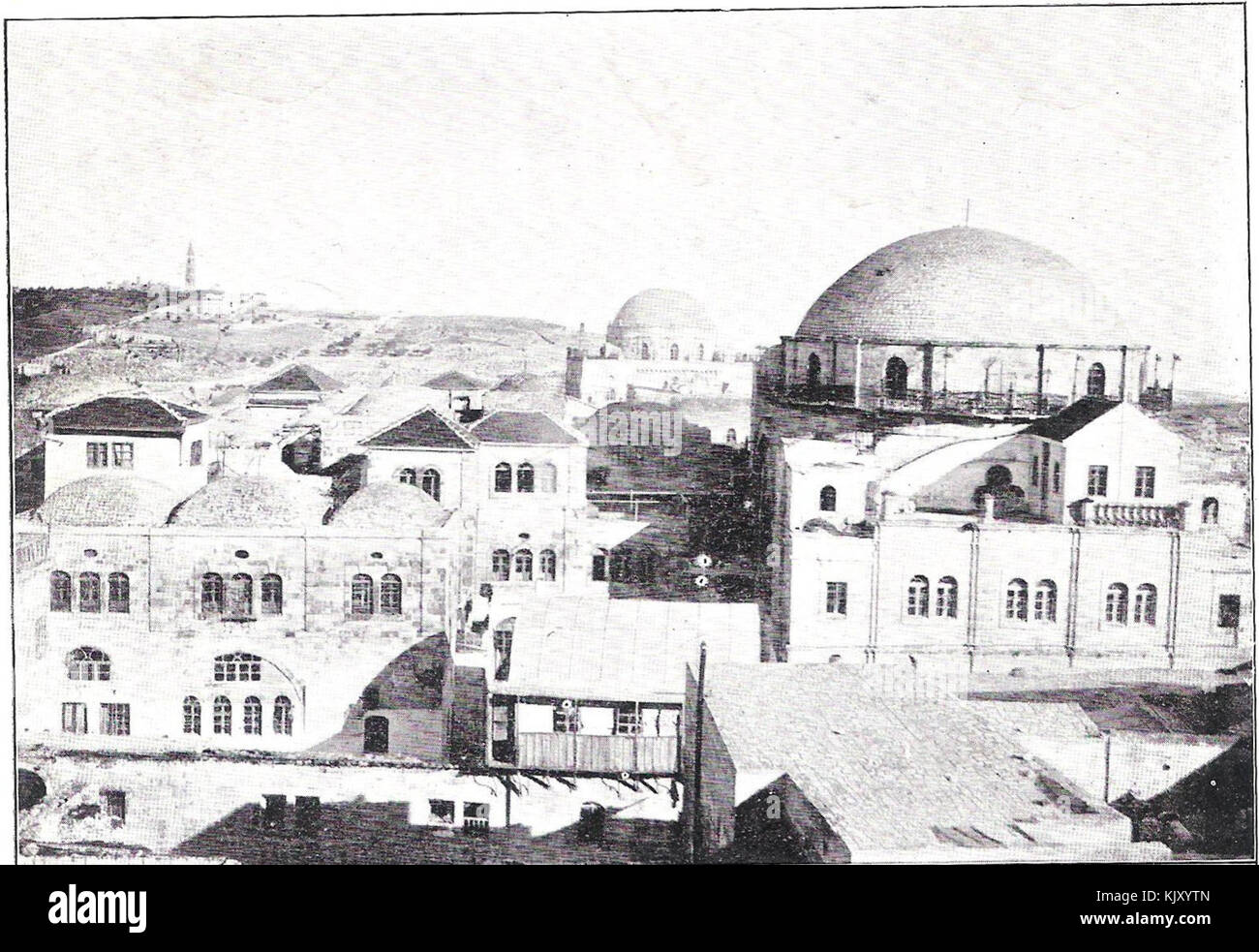 Hurva Synagogue (before 1899 Stock Photo - Alamy