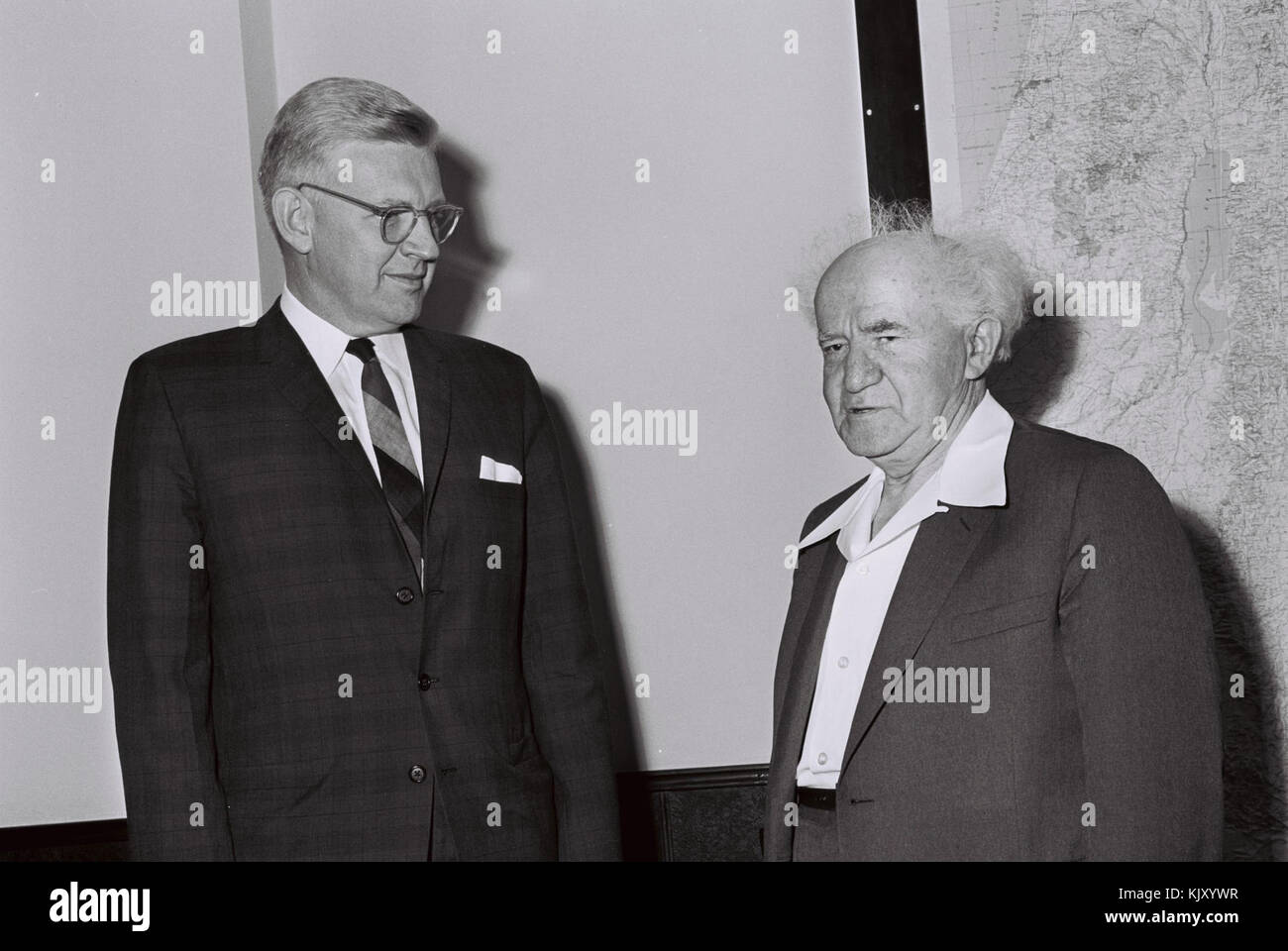 Phillips Talbot Ben Gurion 1961 Stock Photo - Alamy