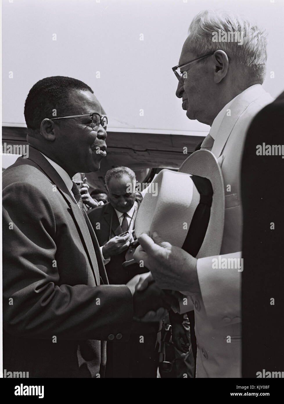 Kasa Vubu Ben Zvi 1962 Stock Photo - Alamy