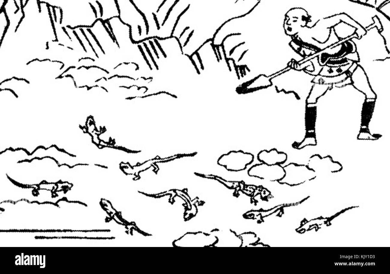 Ryoi Gecko monster Stock Photo - Alamy