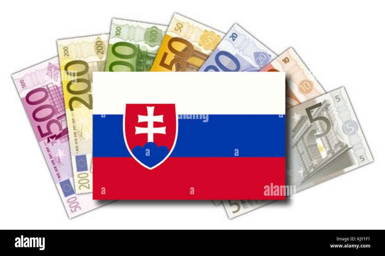 Slovakia and Euros Stock Photo - Alamy