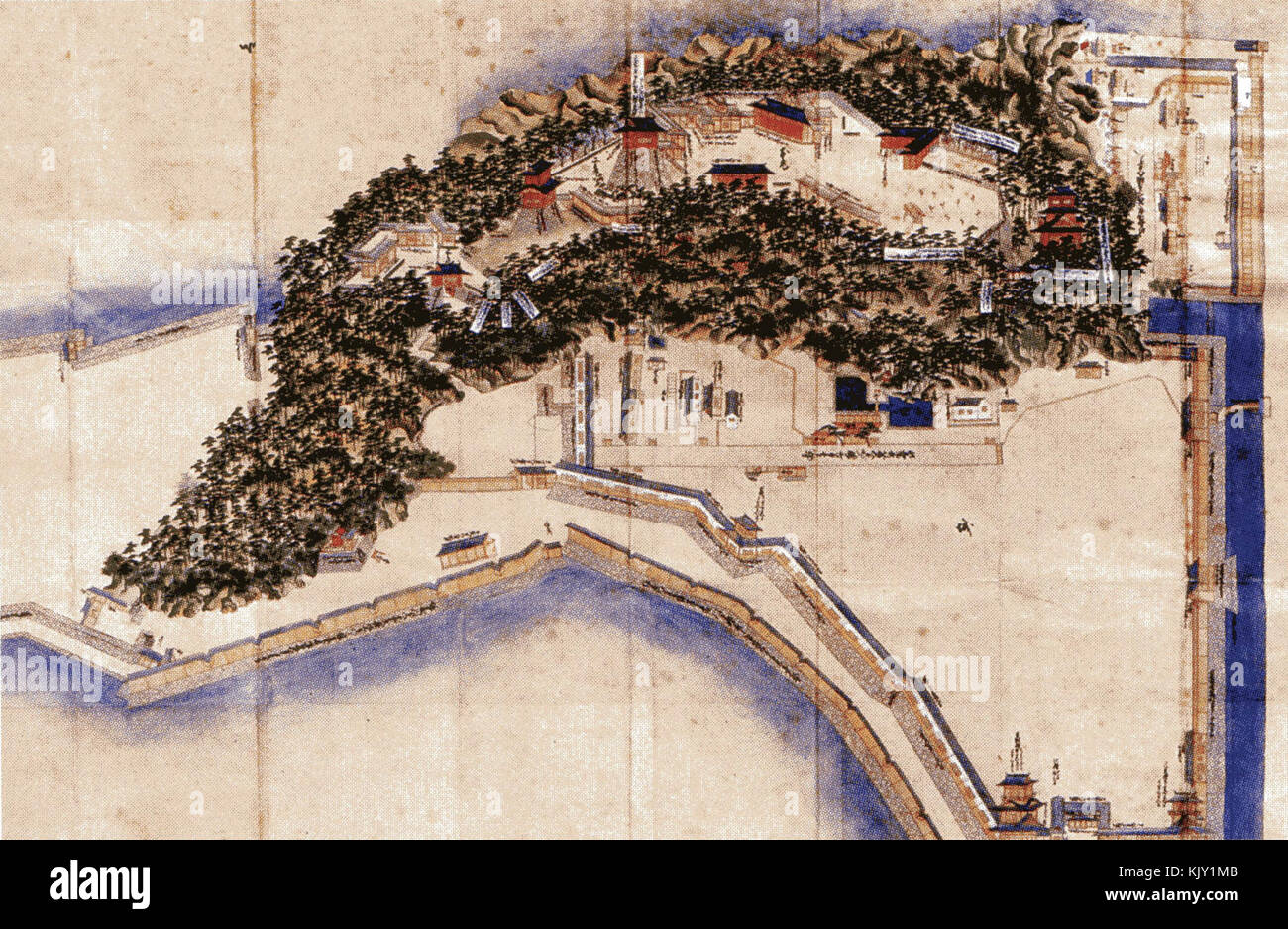 Tokushima castle 24 Stock Photo - Alamy