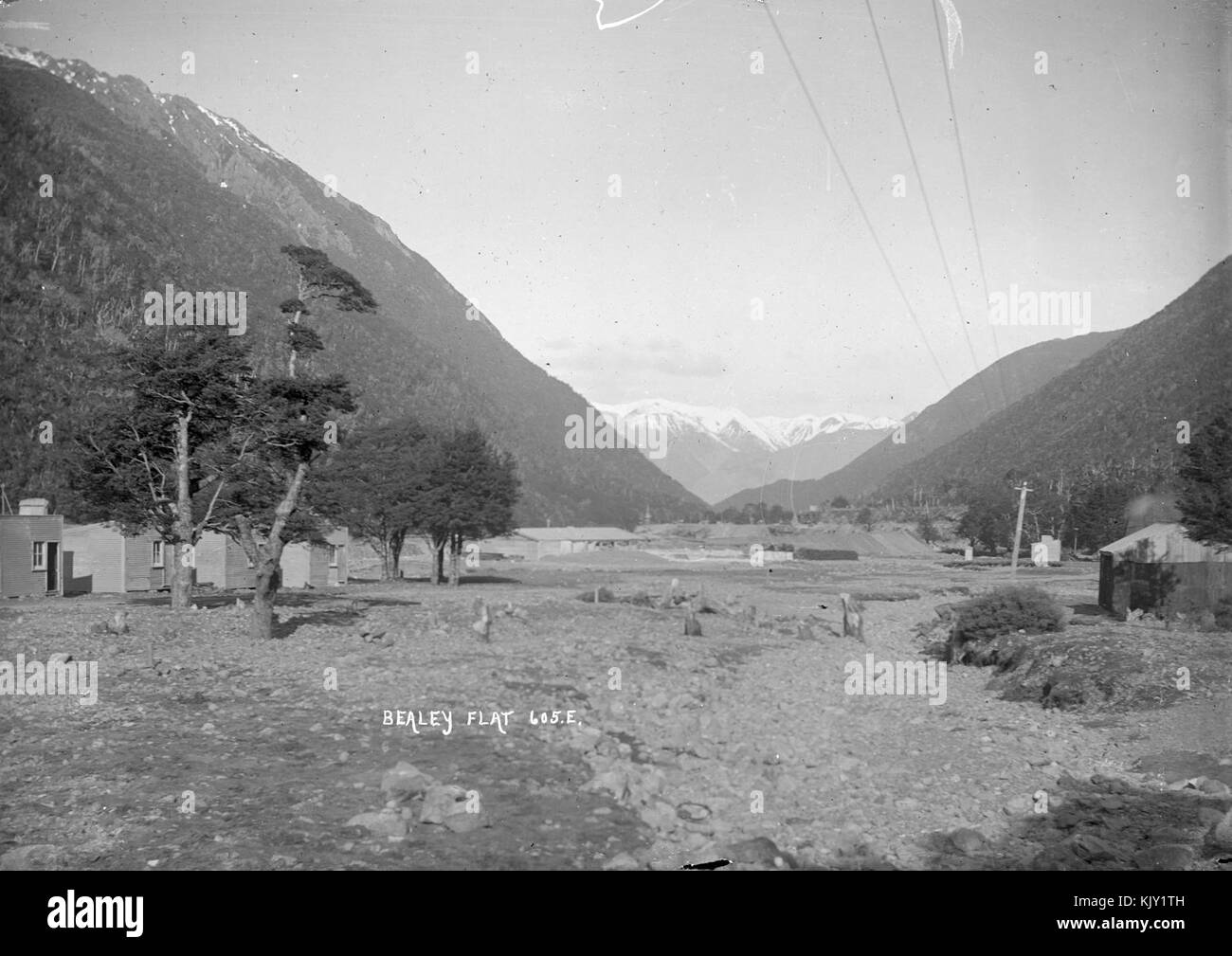 View of Bealey Flat, 1910a Stock Photo - Alamy