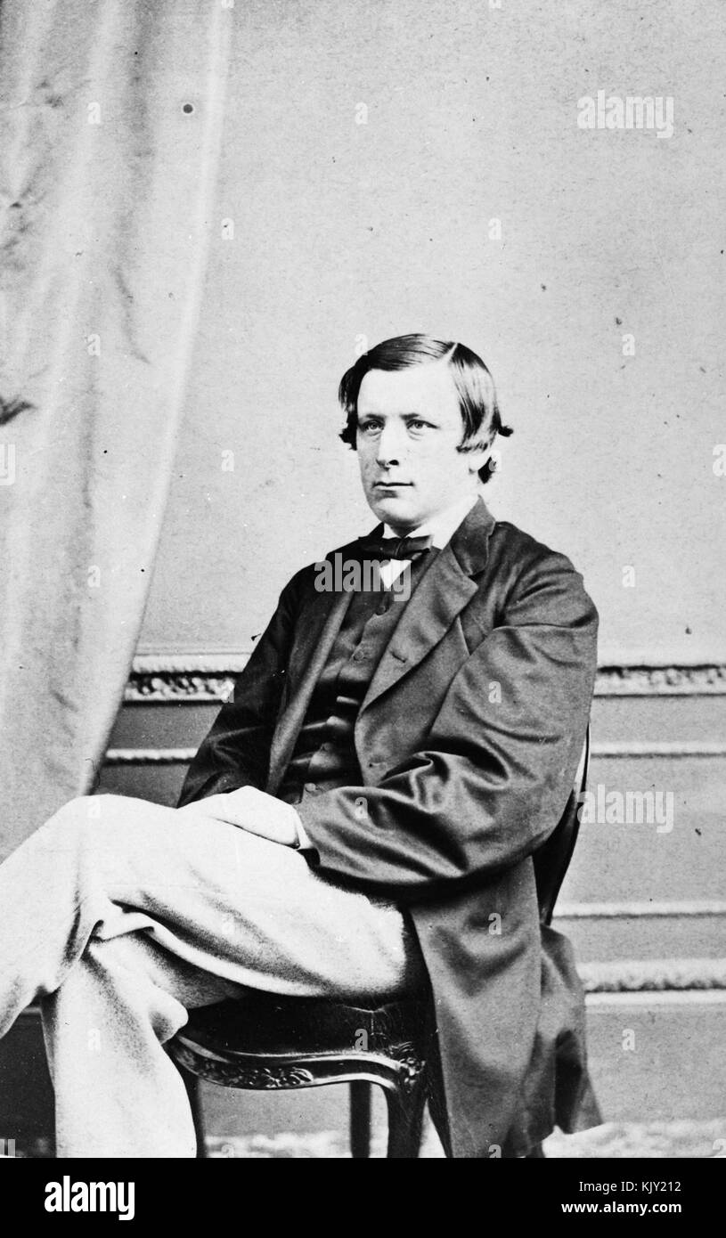 William Rolleston, 1870 Stock Photo - Alamy